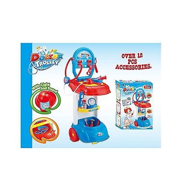 Doctor Nurse Trolley Play Set Toy With Light & Sound - Online ...