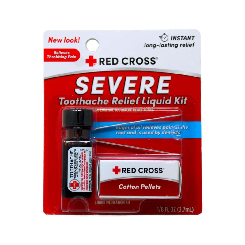 Red Cross Toothache Complete Medication Kit 0.12 oz (Pack of 8 ...