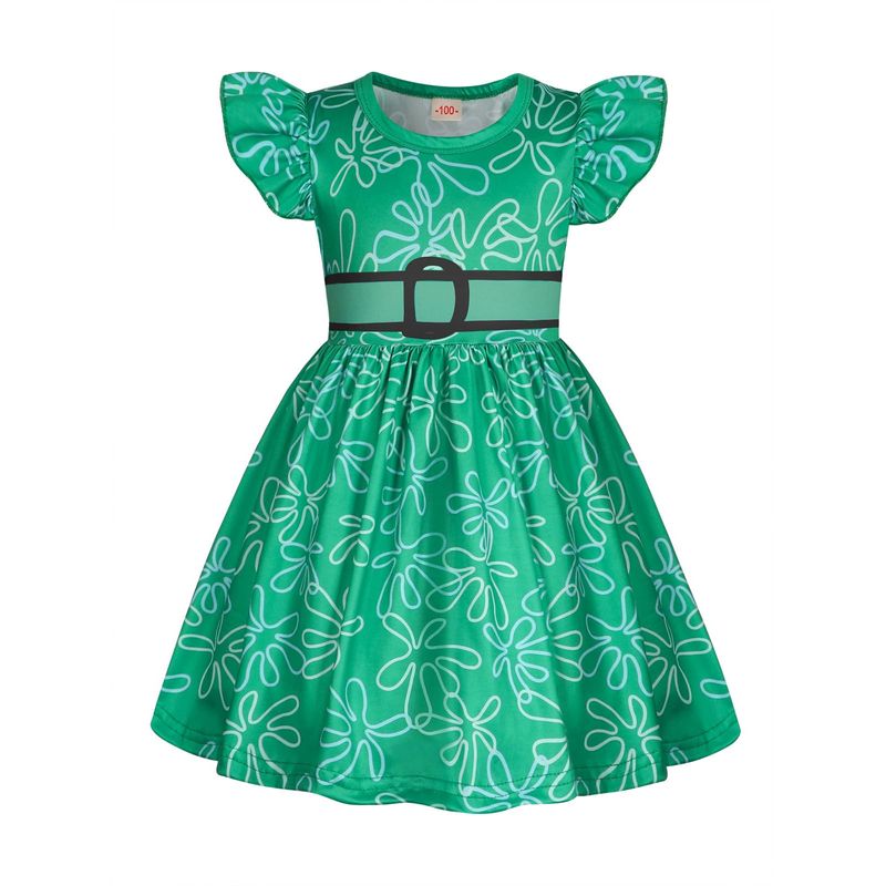 HenzWorld Disgust Costume Dress for Girls Inside&Out Cartoon Joy ...