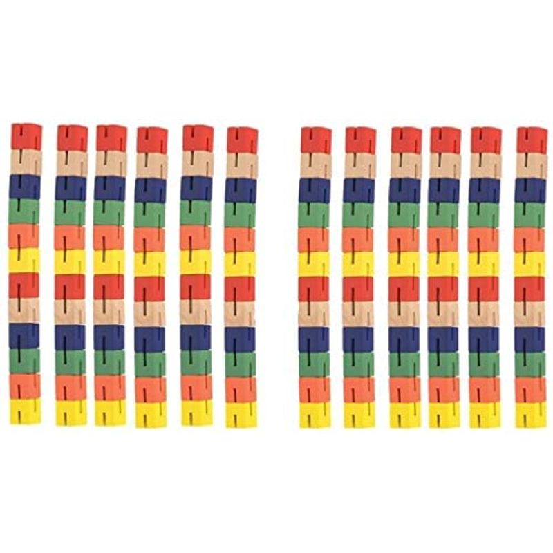 Wooden Flexible Fidget Mini Twist Cube Puzzles - 12 Pack - Stretchable ...