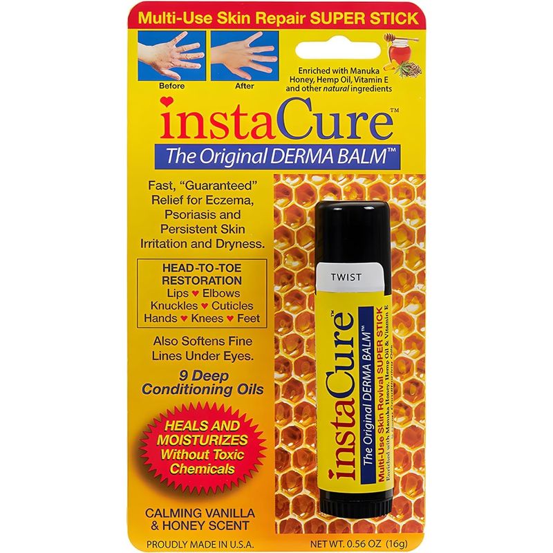 INSTACURE Original Nose Balm. Fast Relief for Cracked Dry & Sore Noses ...