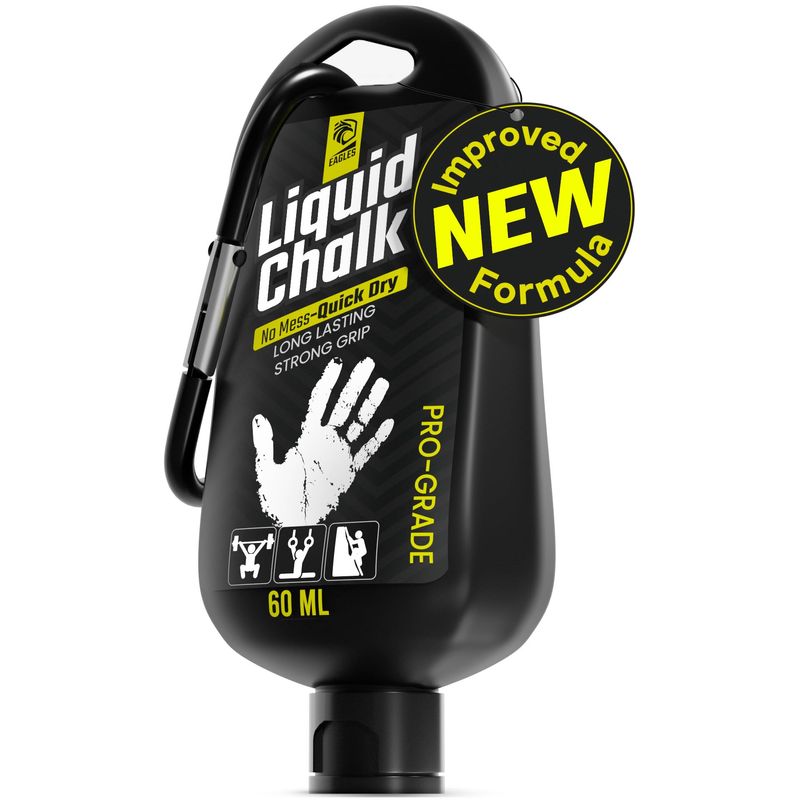 EAGLES Pro Grade Liquid Chalk Mess-Free Chalk for Weightlifting 120 ml ...