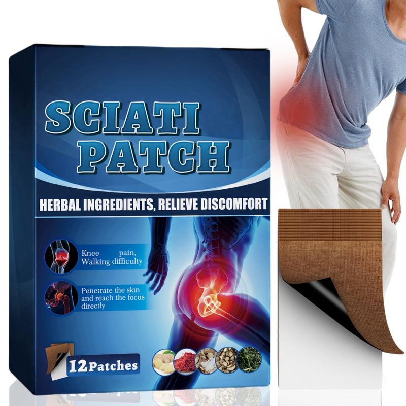 12Pcs Sci/atica Pain Relief Patches,Sci/atica Pain Relief Products,Sci ...