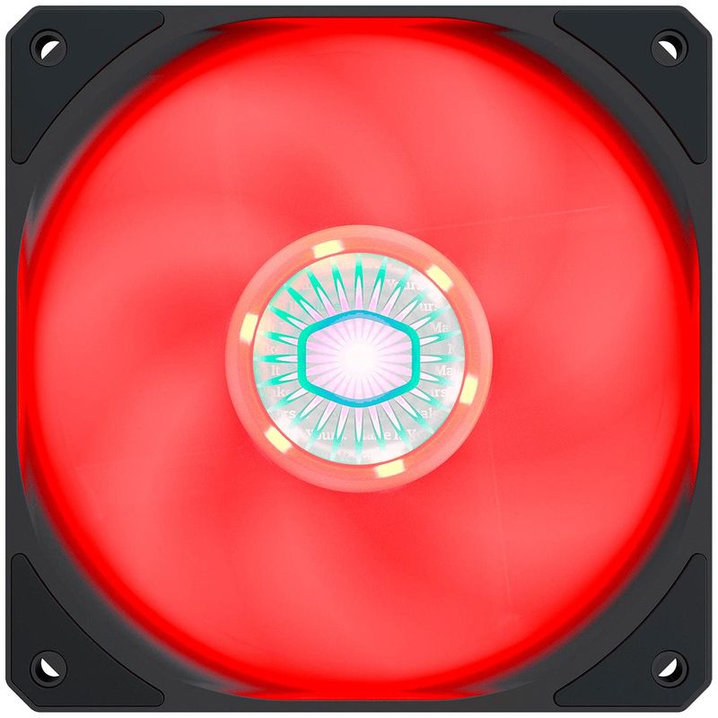 Cooler Master SickleFlow 120 Red LED Square Frame Fan with Sealed ...