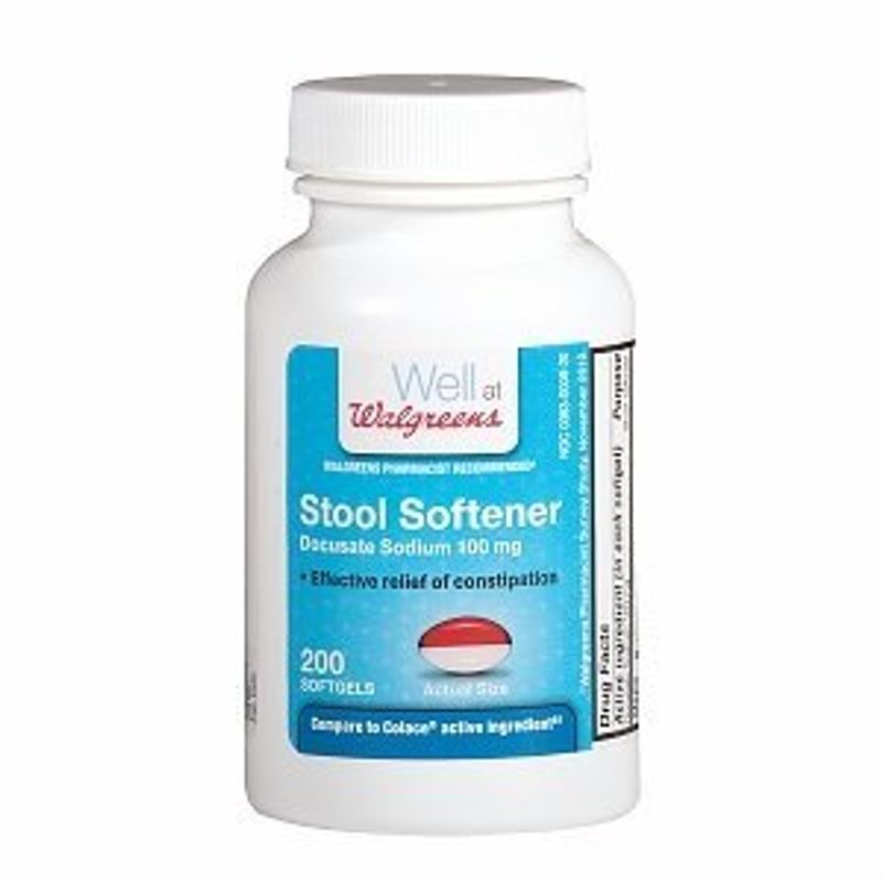 Walgreens Stool Softener Softgels, 200 ea - Online Marketplace ...