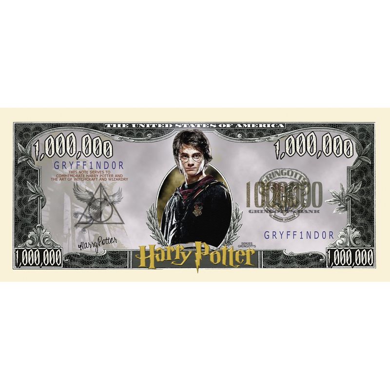 American Art Classics Harry Potter Million Dollar Bill Collectible in ...