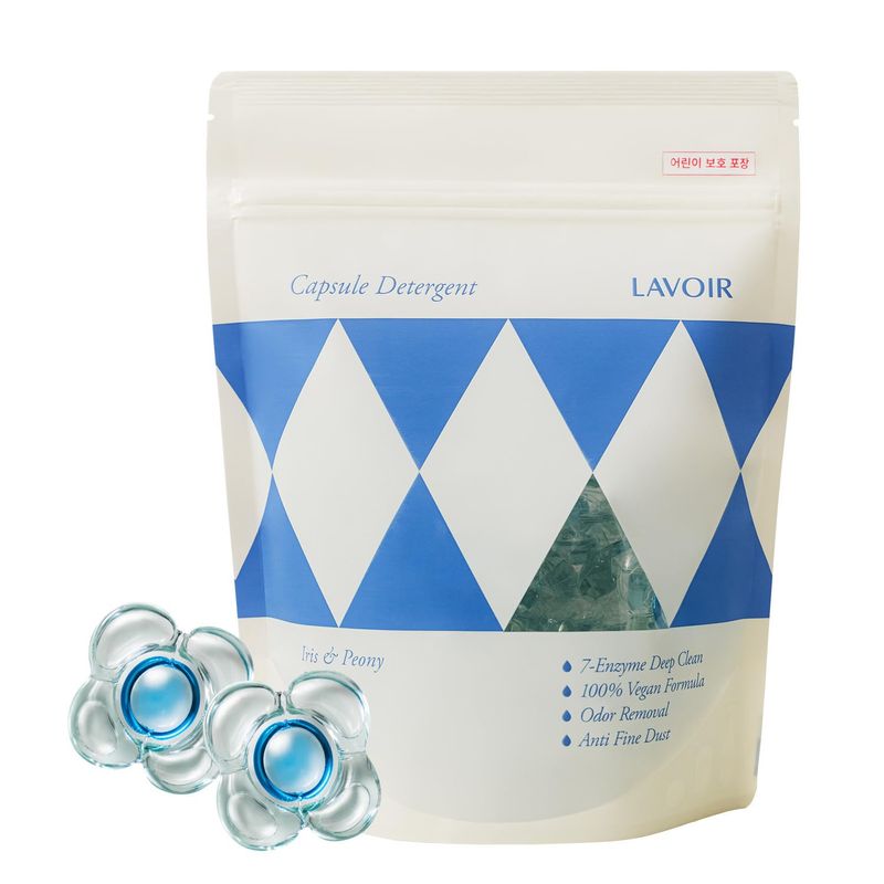 LAVOIR Capsule Detergent, Vegan, Highly Concentrated Capsule Detergent ...