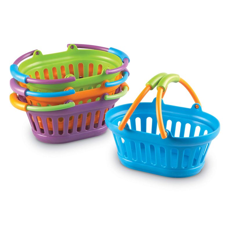 Learning Resources New Sprouts Stack of Baskets, set of 4, Pretend Play ...