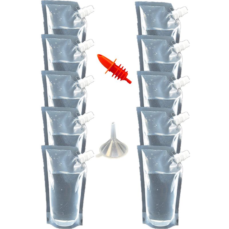 CRUISE RUNNERS® Brand Ship Kit Flask 10 32oz Sneak Alcohol Runner Rum ...