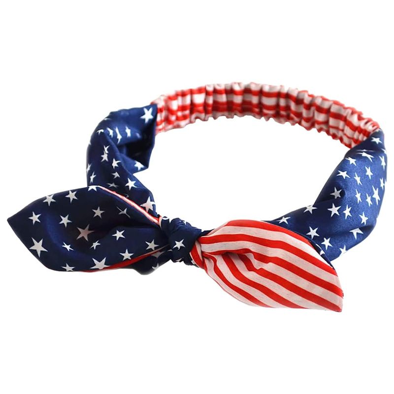 American Flag Bandana, Red White Blue Patriotic Bandana for Women 4th ...