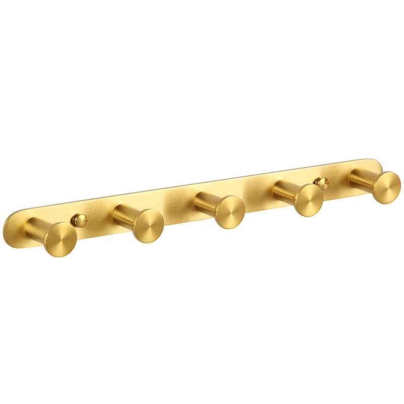 Angle Simple Towel Hook Rack Brushed Gold, SUS304 Stainless Steel ...