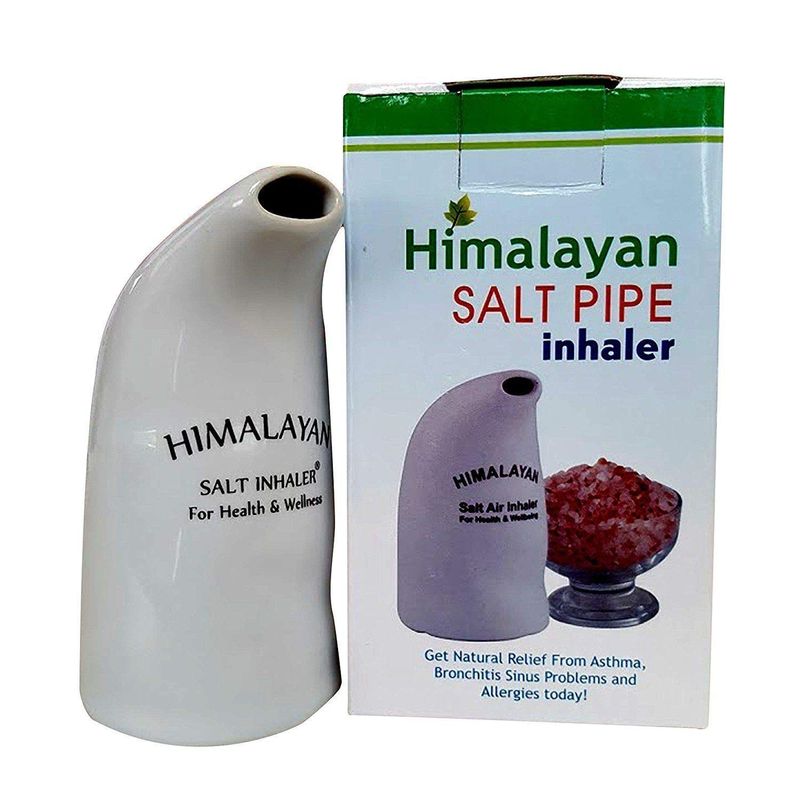 New Salt Inhaler Pipe Himalayan Crystal Salt Pipe Inhaler with 200Grm ...