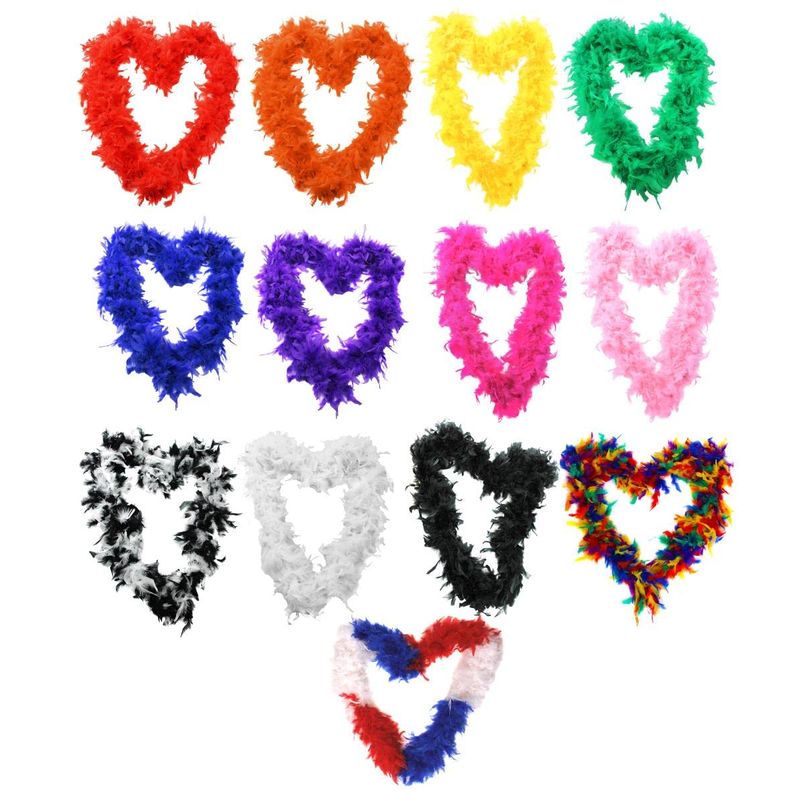 Feather Boa for Fancy Dress and Crafts - 65g and 180 cm Long - Hen ...