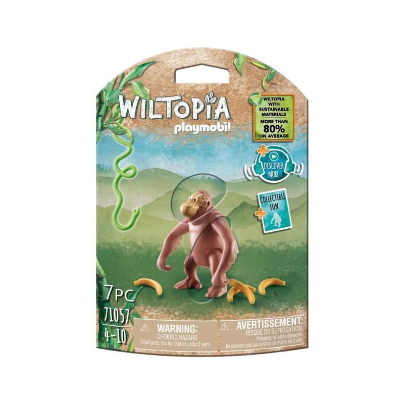 PLAYMOBIL WILTOPIA 71057 Orangutan Made from Sustainable Material ...