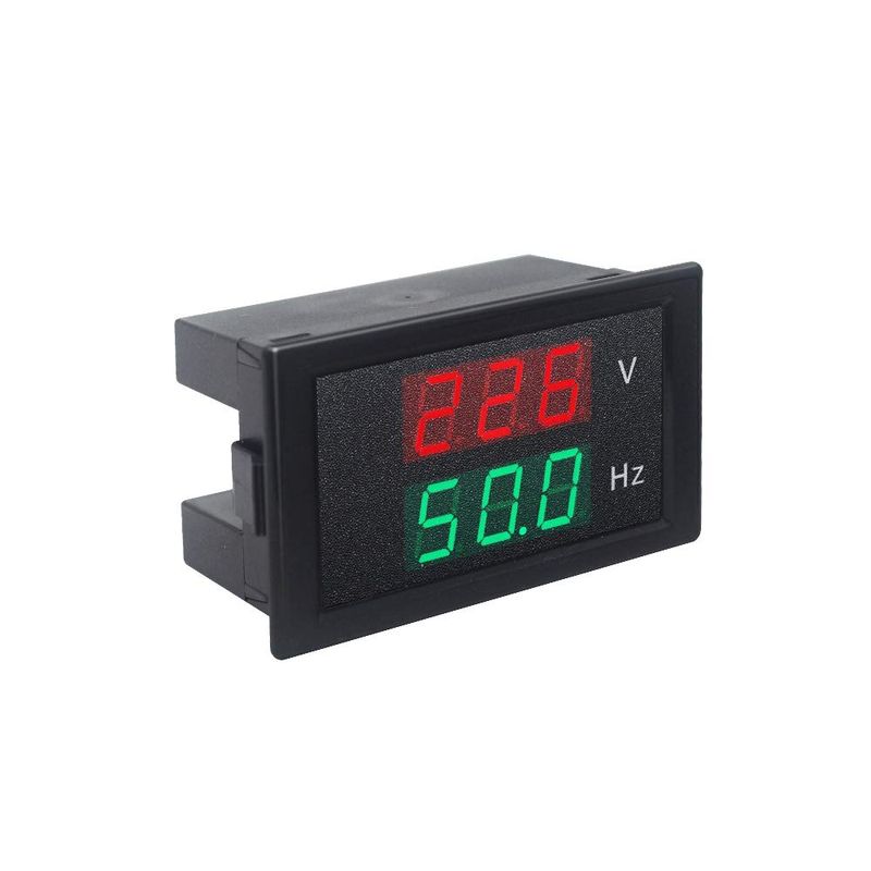 KETOTEK Voltmeter Frequency Meter Voltage Hertz Tester Panel Digital ...