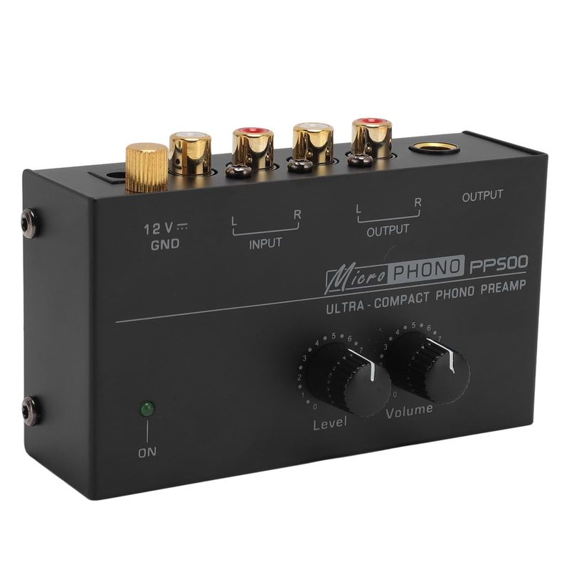 Ongwan Phonograph Preamp for Record Player Independent Volume Control ...