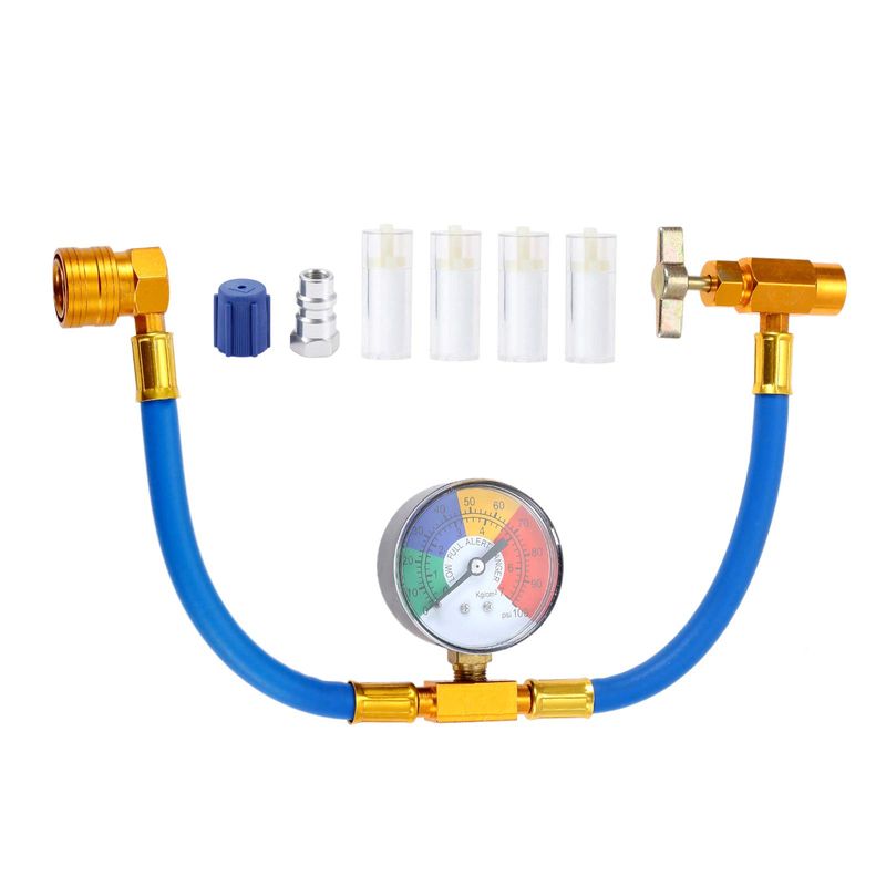 SURIEEN R134A Refrigerant Charge Hose Kit, Car AC Air Conditioning ...