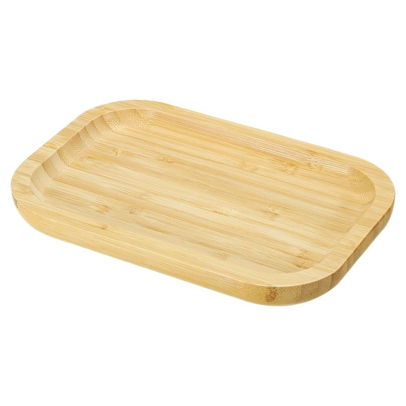 PATIKIL Wood Saucer, 8x5 Inch Rectangular Wooden Plant Drainage Tray ...
