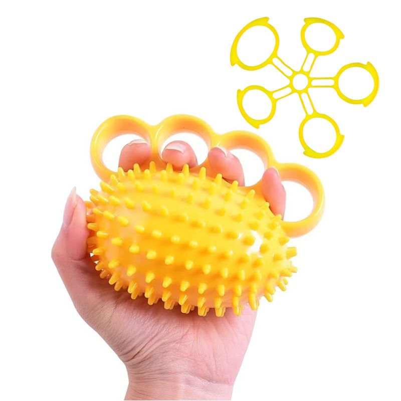 Finger Stretcher Exerciser and Hand Squeeze Balls for Elderly Stroke ...