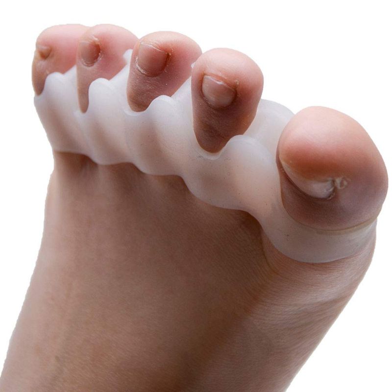 PEDIMEND Gel Toe Separators & Toe Spreader (4 PCS), Fight Bunion ...