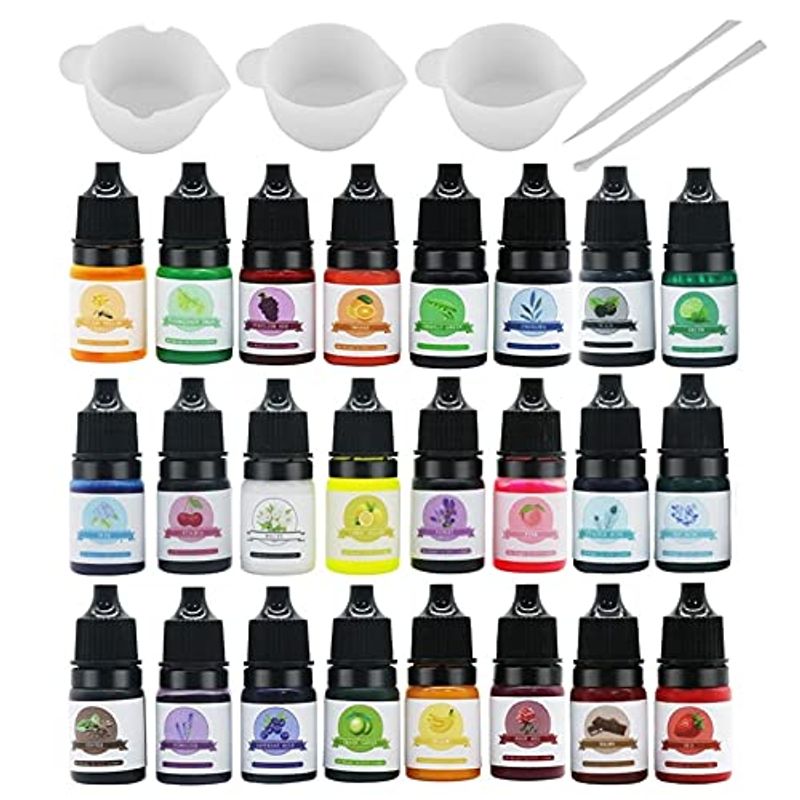 Resin Coloring Agent, Set of 29, Colorful Resin Coloring Agent, 0.2 fl ...