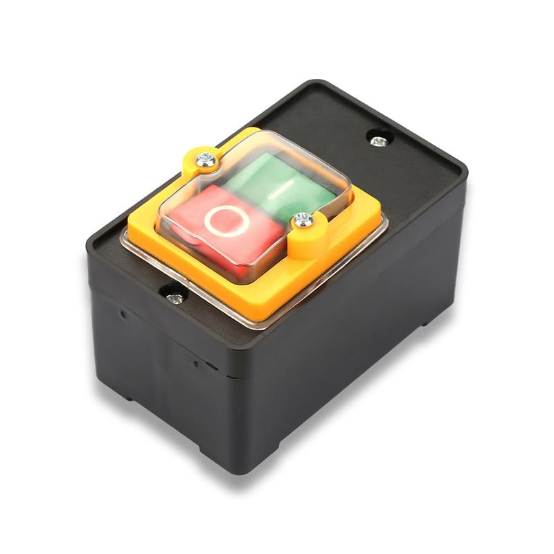 Joyzan Pushbutton Switch, AC220V/380V 10A Cutting Machine Bench Drill ...