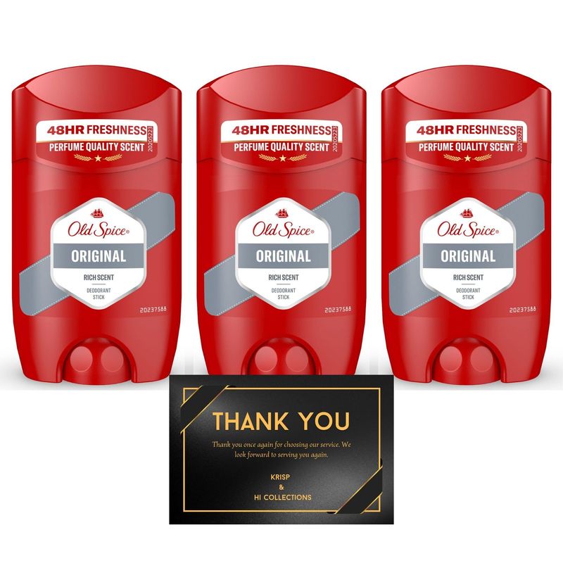 OS Original Deodorant Stick - Long Lasting Fresh Scent (3 x 50ml ...