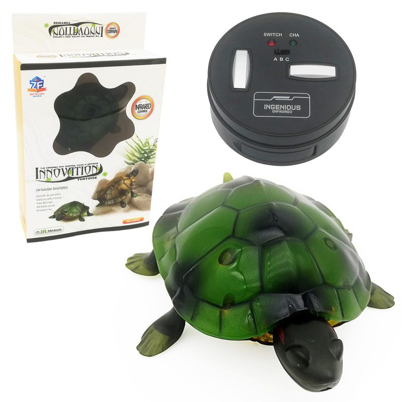 Gosyfeti Remote Control Turtle Toy for Kids, Realistic RC Tortoise ...