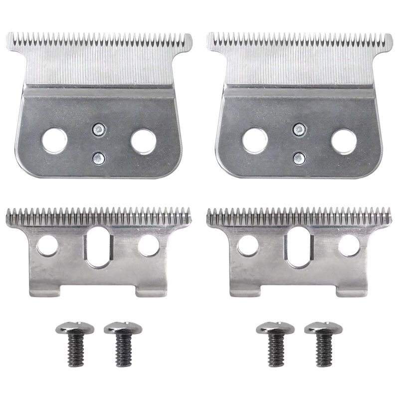 2 Pack Replacement T Outliner Blades with Screws for Andis t-outliner G ...
