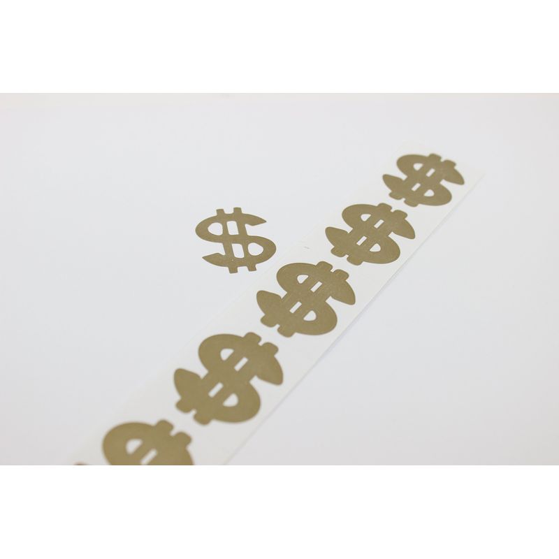 Dollar Sign Tanning Bed Stickers 100 Pack - Online Marketplace ...