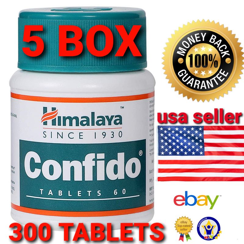 Confido Himalaya ORGANIC EXP.2026 USA 5 Pack 300 Tablets MEN'S HEALTH ...