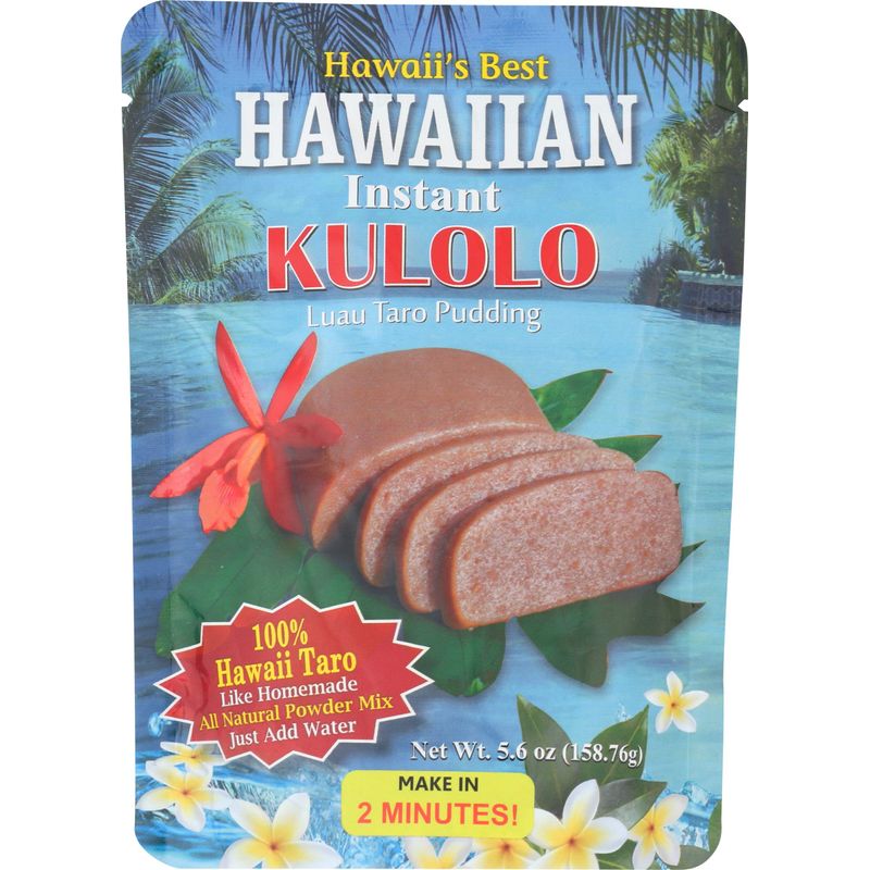 Kauai Tropical Syrup Hawaiian Instant Kulolo Luau Taro Pudding, 5.6 ...