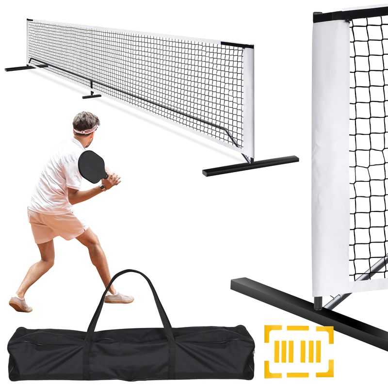 F2C Portable 22FT Pickleball Net Set Regulation Size Soccer Tennis Net ...