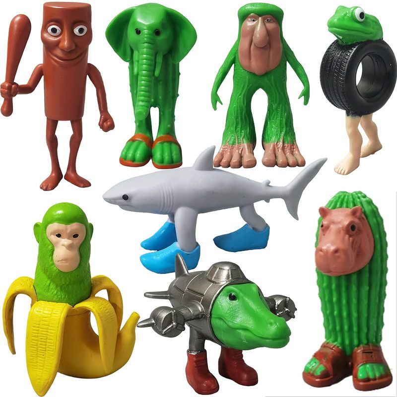 GETJOY 8 PCS Italian Brainrot Toys, Italian Brain Rot Toys, Unique Home ...