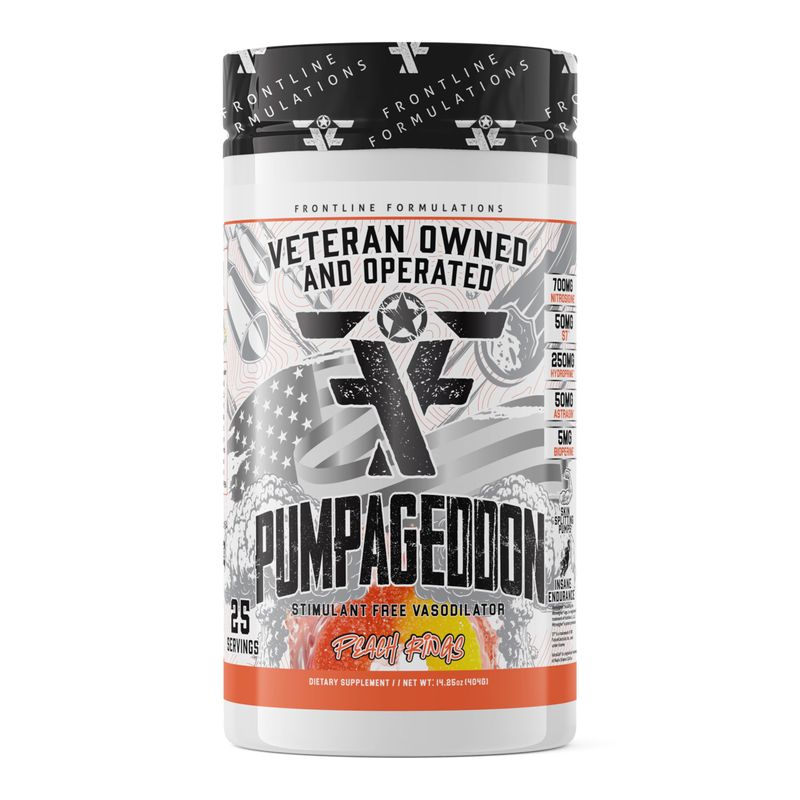 FRONTLINE FORMULATIONS Pumpageddon, Non Stim Pre-Workout Powder ...