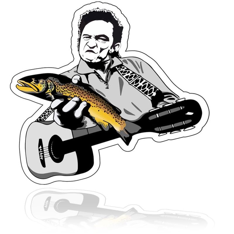 1step2dream Bass Fish Sticker Decal && Fishing Bumper Sticker, Country ...