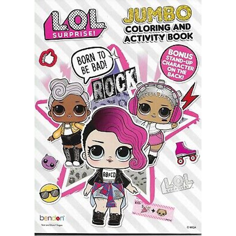 L.O.L. Surprise! Jumbo Coloring and Activity Book: Rock - Online ...