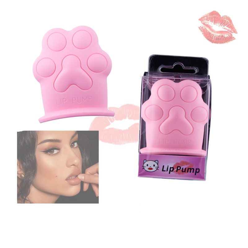 Lip Plumper Device Enhancer,Cat's Paw Cute Shape Lip Plumper Device Lip Filler Beauty Pump,Soft ...