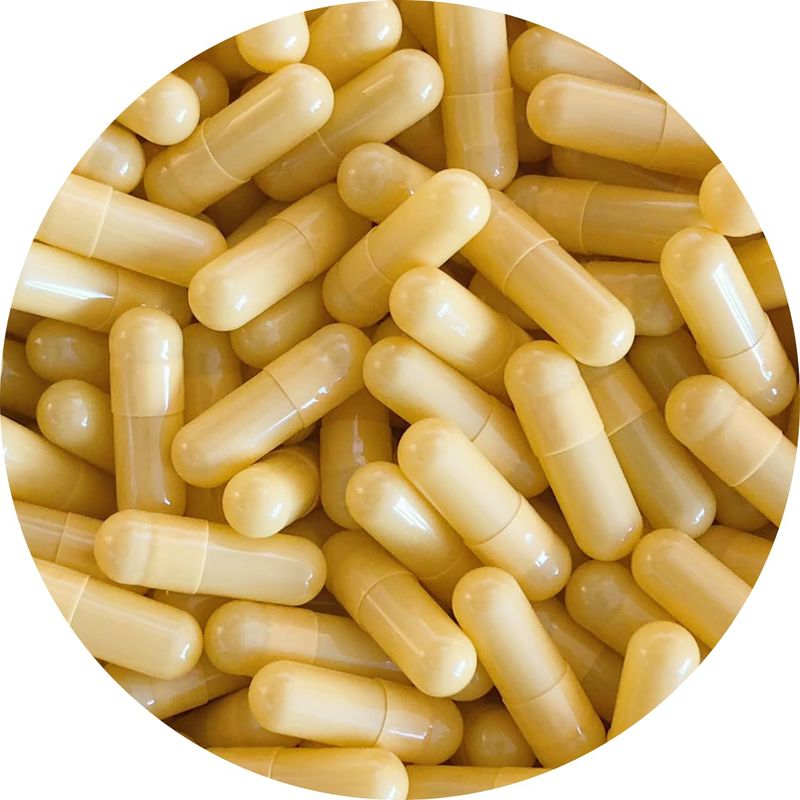 Pure Capsules®Size 000 Empty Ivory Yellow Capsule, Gel Capsule, Empty ...