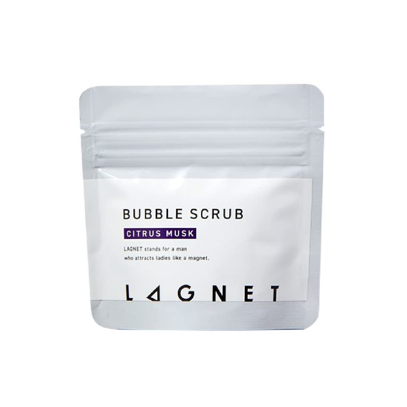 LAGNET Medicated Body Soap, SA LAG (Lagnet Bubble Scrub), 2.1 oz (60 g), Trial Size, Citrus Musk ...