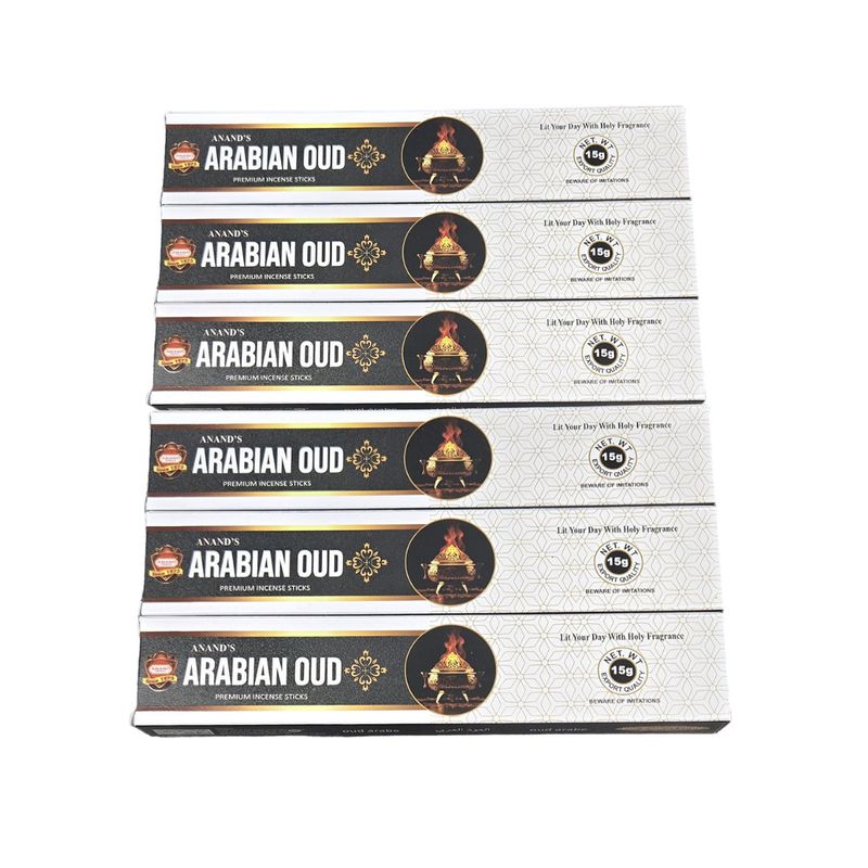x3 | Anand Products | Arabian Oud | incense sticks | PACK OF 3 | 45 ...