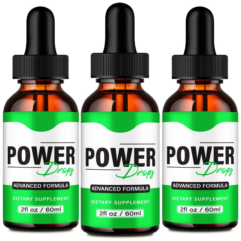 (3 Pack) Power Drops for Men, Power Liquid Drops Prostate Health ...