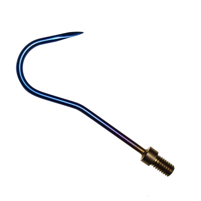 64 Titanium Small Pyramid Gaff Anodized Rainbow Shine - EveryMarket