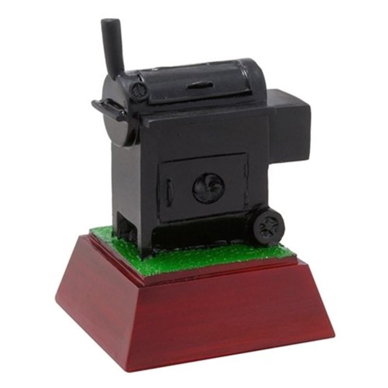 BBQ Cooker Trophy with 3 Lines of Custom Text - EveryMarket