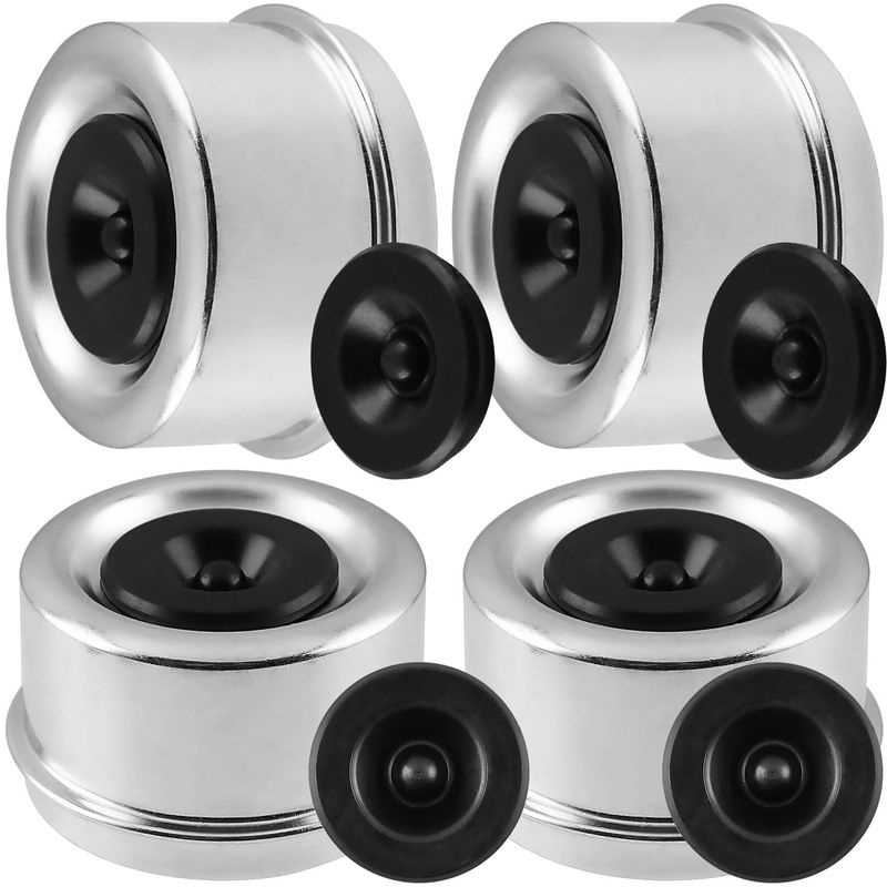 JADODE Trailer Bearing Dust Cap 2.44 in Trailer Axle Dust Cap with 8 ...
