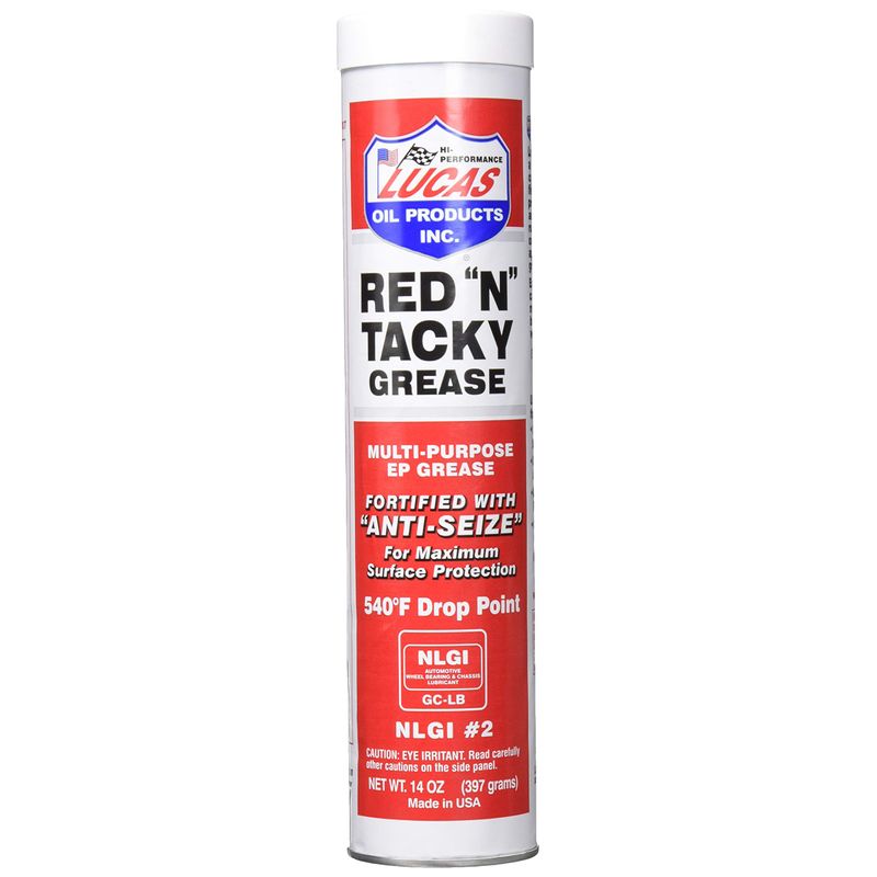 Lucas Oil 10005-60-10PK Red Tacky Grease (10/14Oz) - EveryMarket