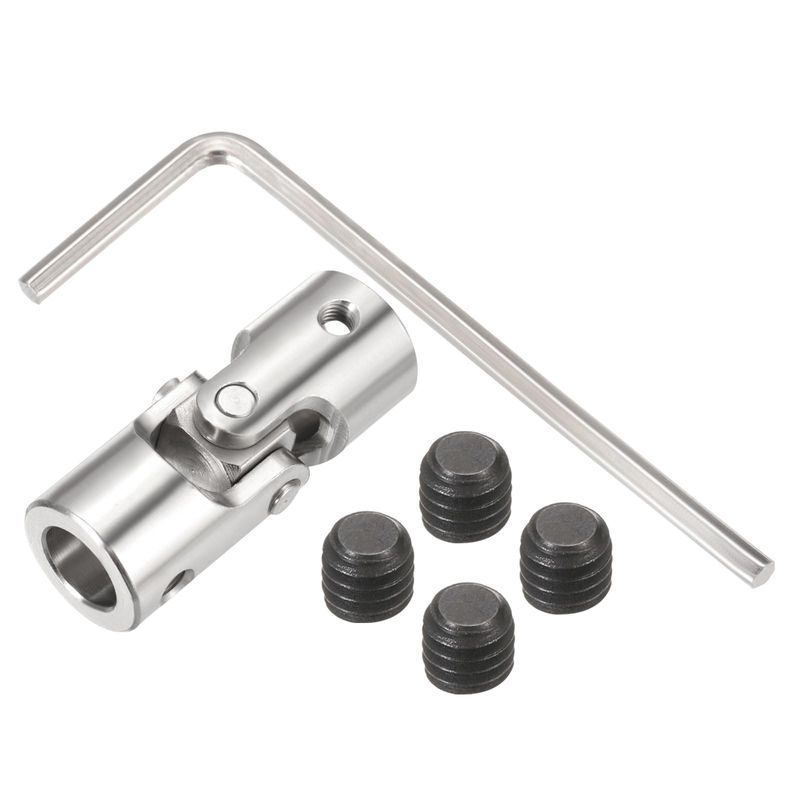MECCANIXITY 12mm to 12mm ID Steering Universal Joint Shaft Coupling ...