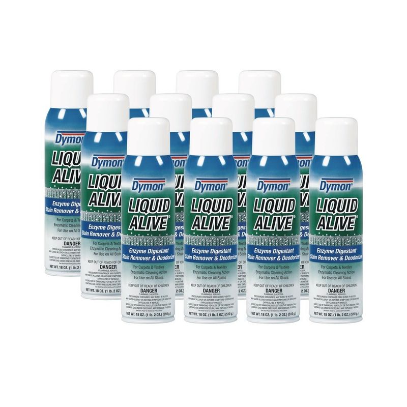 Dymon 33420 LIQUID ALIVE 20 oz Spray Carpet Cleaner/Deodorizer (12/CT ...