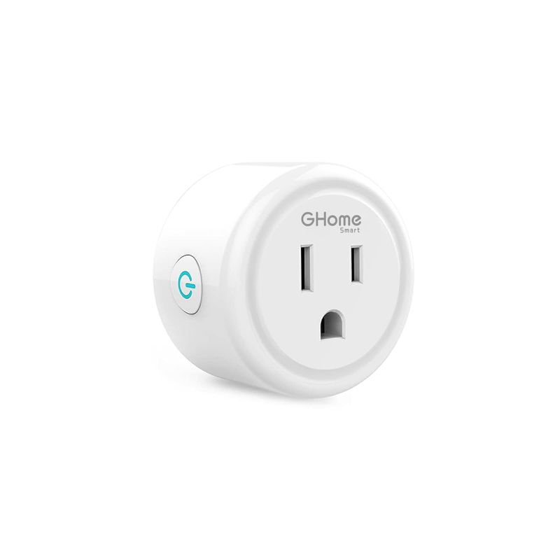 GHome Smart Mini Plug, Wi-Fi Outlet Socket Compatible with Alexa and ...