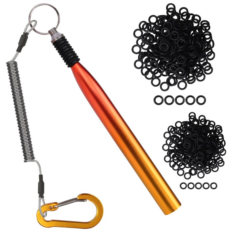 TRUSCEND Fishing Wacky Rig Tool with Silicone O Rings 210Pcs for 3"-4 ...